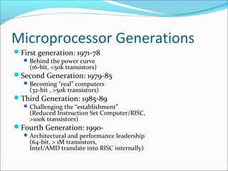 Introduction to microprocessor | PPT