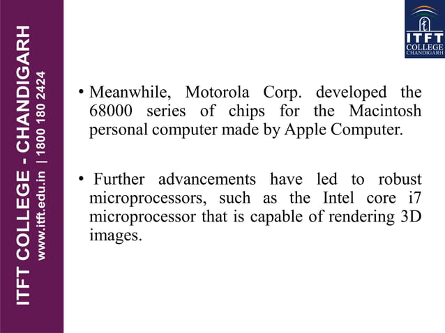 Itftintroduction To Microprocessor Pdf Computing Technology And Computing