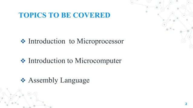 Introduction to microprocessor | PPT