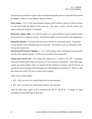 Introduction to microprocessor notes | DOC | Computing | Technology ...