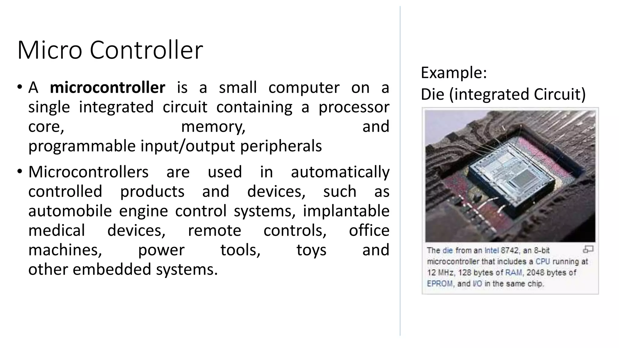 Introduction To Microprocessor And Microcomputer Pptx