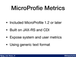 Introduction to MicroProfile Metrics | PPT