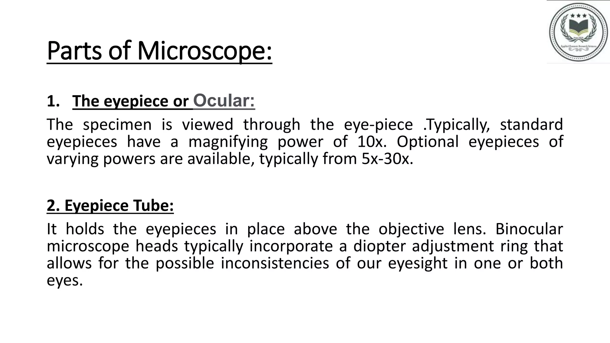 Introduction to Microscope | PPT