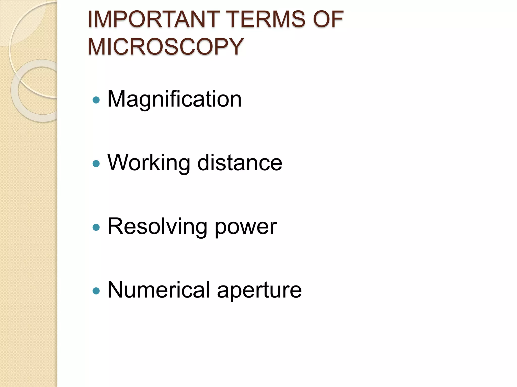 Introduction to microscopy | PPTX