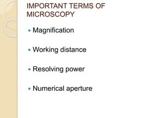 Introduction to microscopy | PPTX