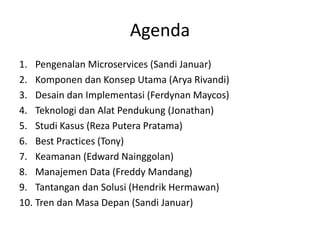 Microservices Presentasi codding data tugas | PPT