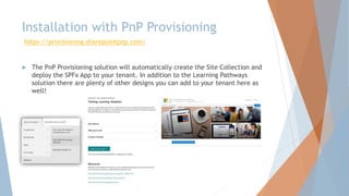 Introduction to microsoft 365 learning pathways | PPTX