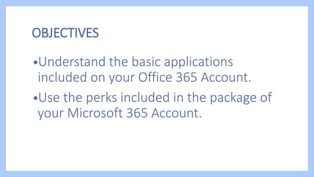 Introduction to Microsoft 365 (Office 365).pptx | Computer Software and ...