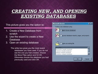 Introduction to microsoft access ppt | PPT