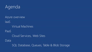 Introduction to Microsoft Azure | PPTX