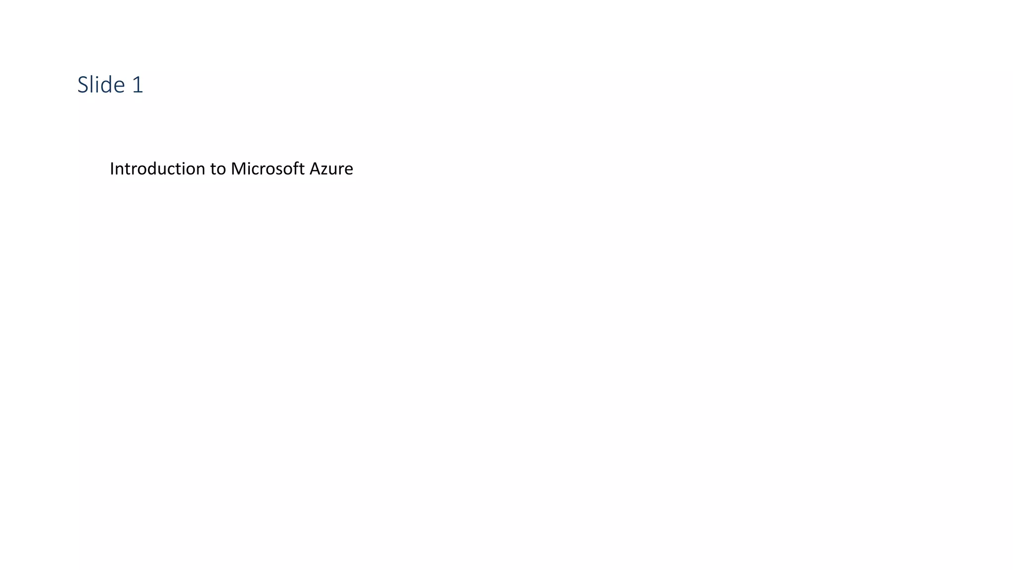 Introduction to Microsoft Azure.pptx