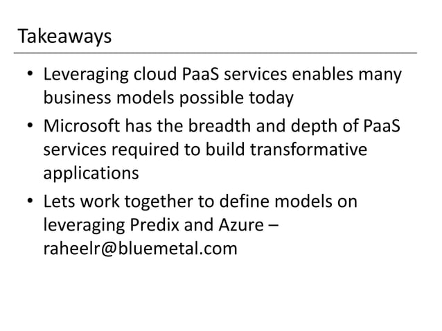 Introduction To Microsoft Azure Iot Ppt