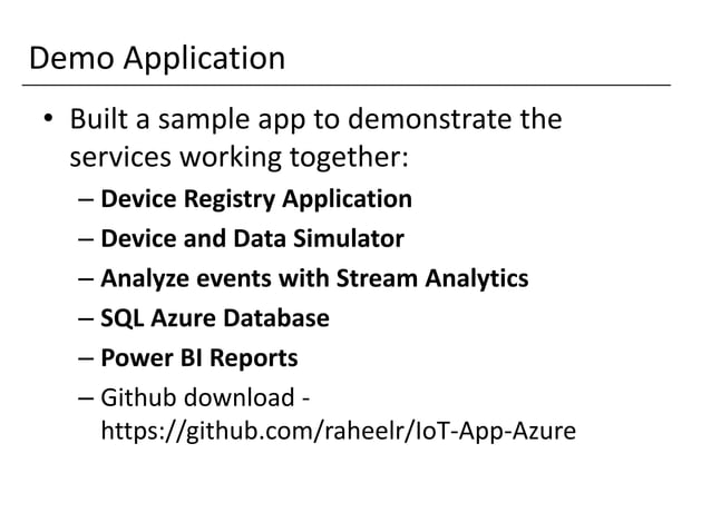 Introduction to Microsoft Azure IoT | PPTX