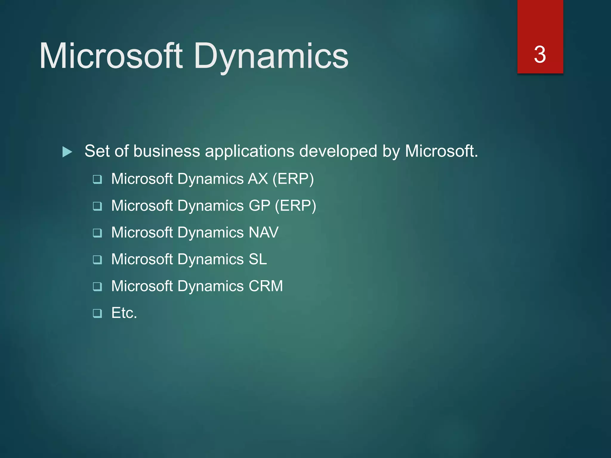Introduction to microsoft dynamic crm | PPT