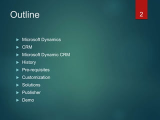 Introduction to microsoft dynamic crm | PPT