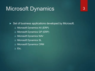 Introduction to microsoft dynamic crm | PPTX
