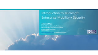 Introduction to Microsoft Enterprise Mobility + Security | PDF