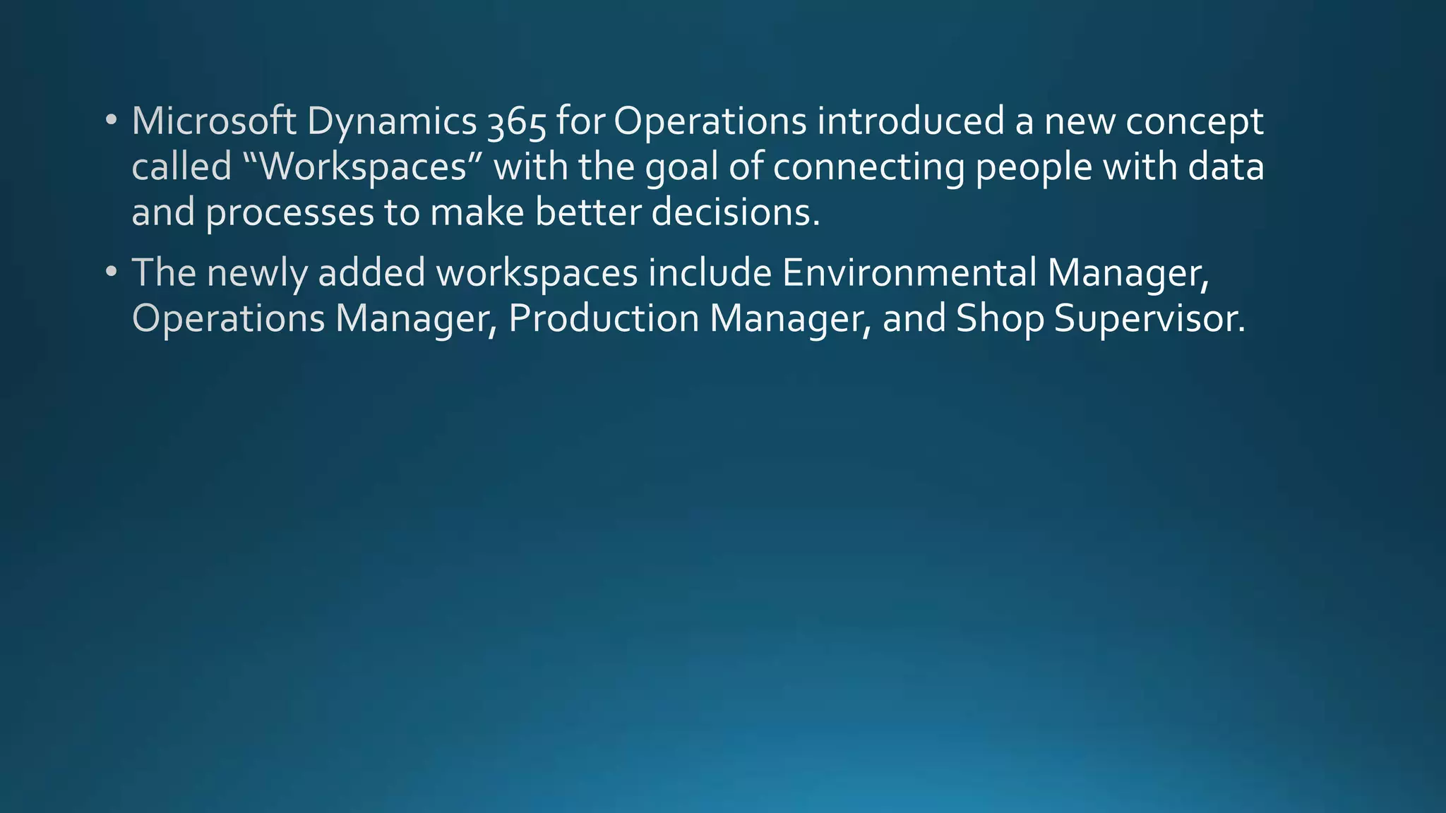 Introduction to Microsoft ERP Dynamics 365 for finance and operation | PPTX