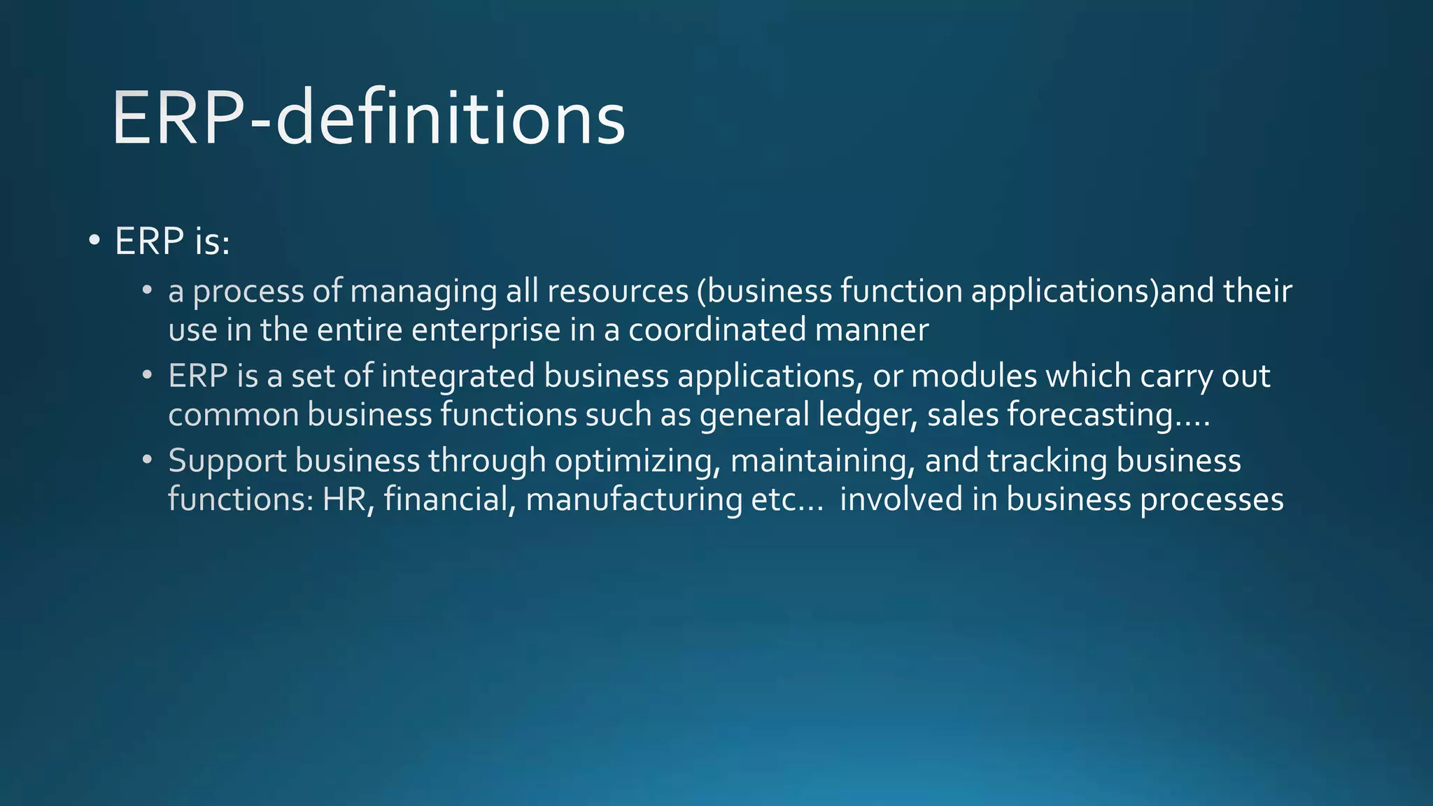 Introduction to Microsoft ERP Dynamics 365 for finance and operation | PPTX
