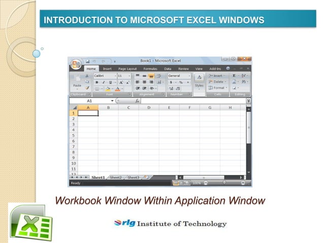 Introduction to microsoft excel 2007 | PPTX | Computing | Technology ...