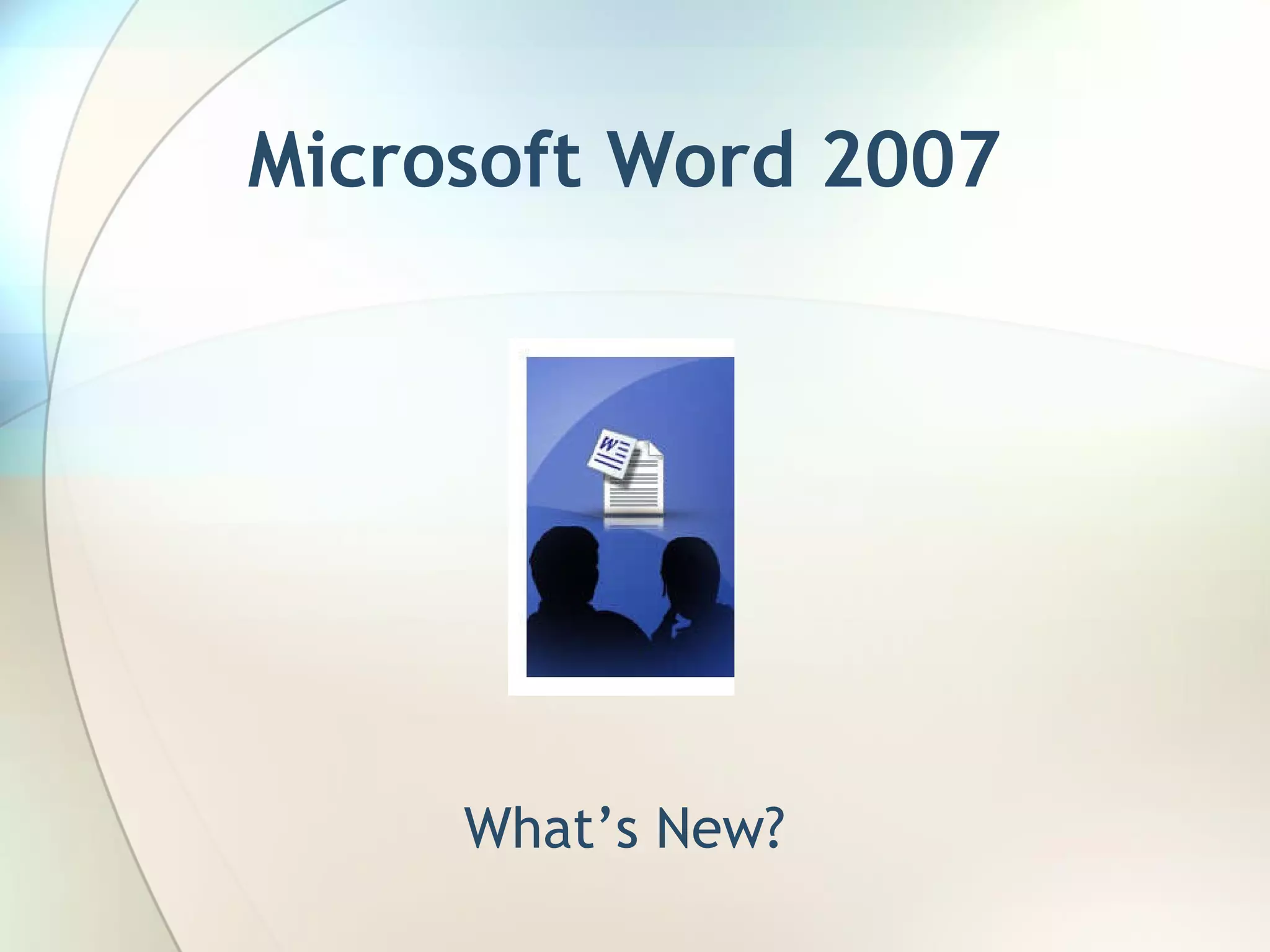 Introduction to microsoft office 2007 | PPT