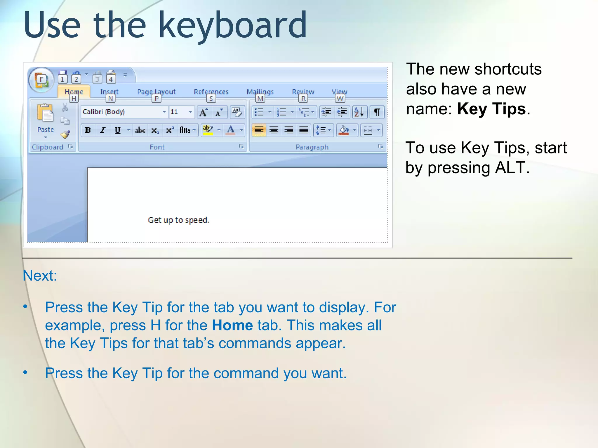 Introduction to microsoft office 2007 | PPT