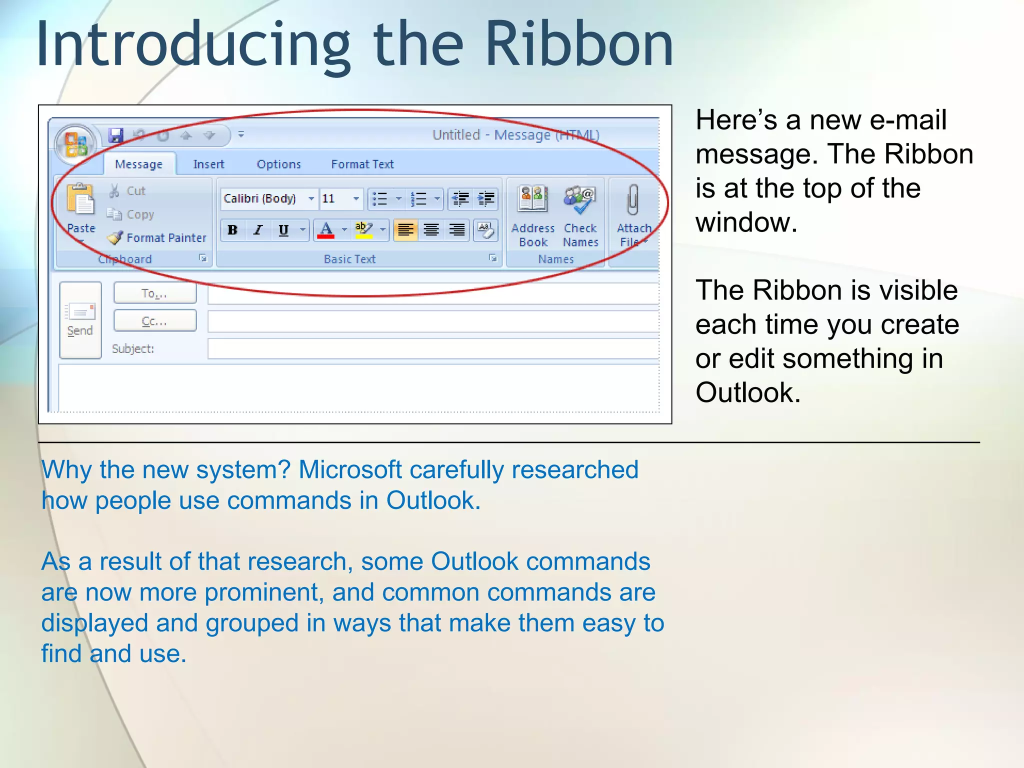 Introduction to microsoft office 2007 | PPT