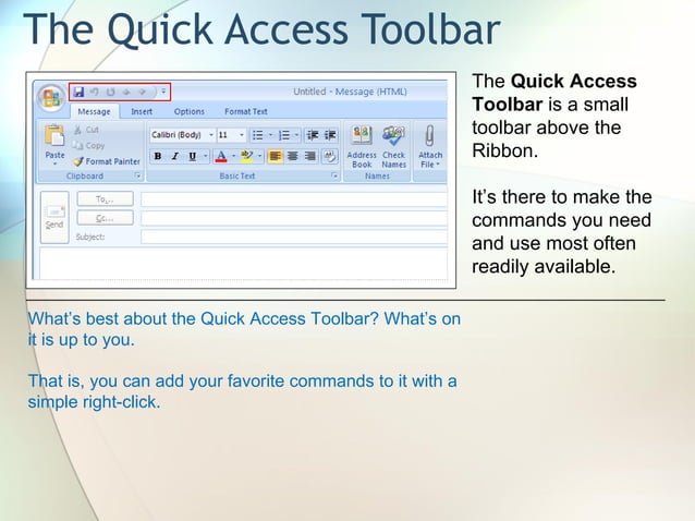 Introduction to microsoft office 2007 | PPT