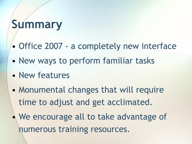 Introduction to microsoft office 2007 | PPT