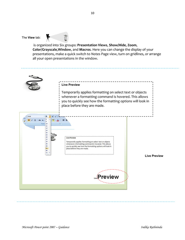 Introduction to microsoft power point 2007 | PDF