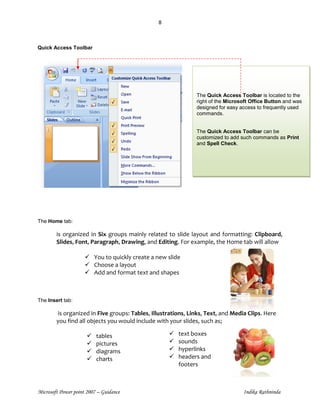 Introduction to microsoft power point 2007 | PDF
