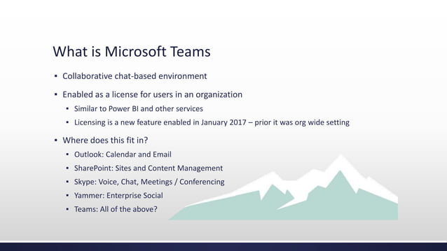 Introduction to Microsoft Teams | PPTX | Operating Systems | Computer ...