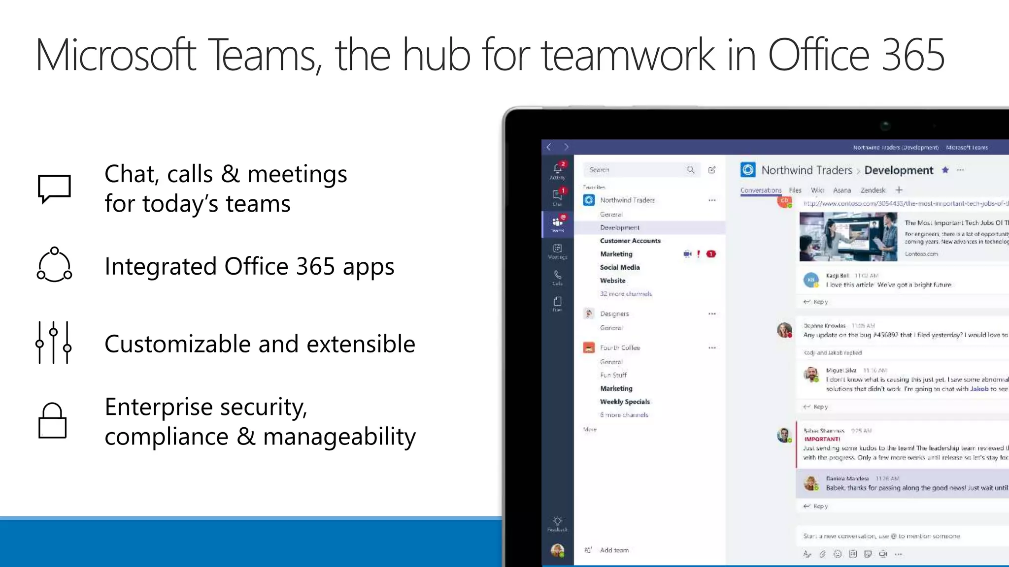 Introduction to Microsoft Teams and Office 365 groups | PPT