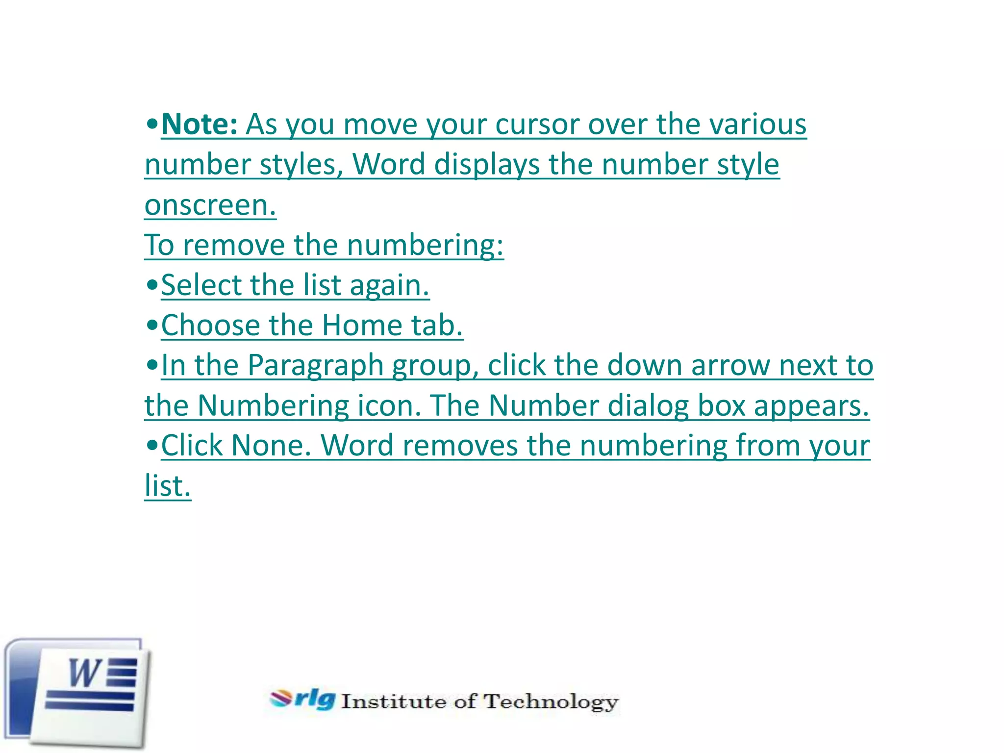 Introduction to microsoft word 2007 | PPTX | Desktop Publishing ...