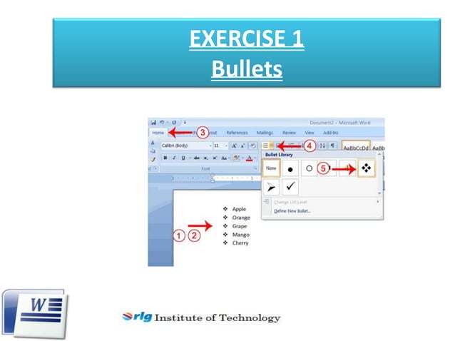 Introduction to microsoft word 2007 | PPTX | Desktop Publishing ...