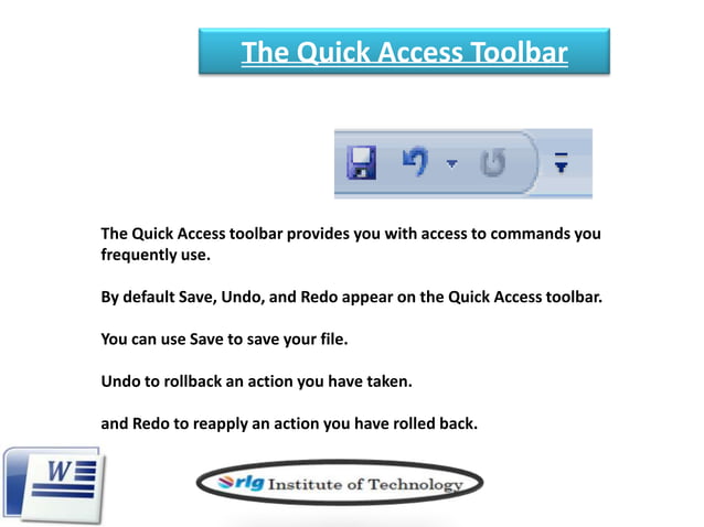 Introduction to microsoft word 2007 | PPTX | Desktop Publishing | Computer Software and Applications