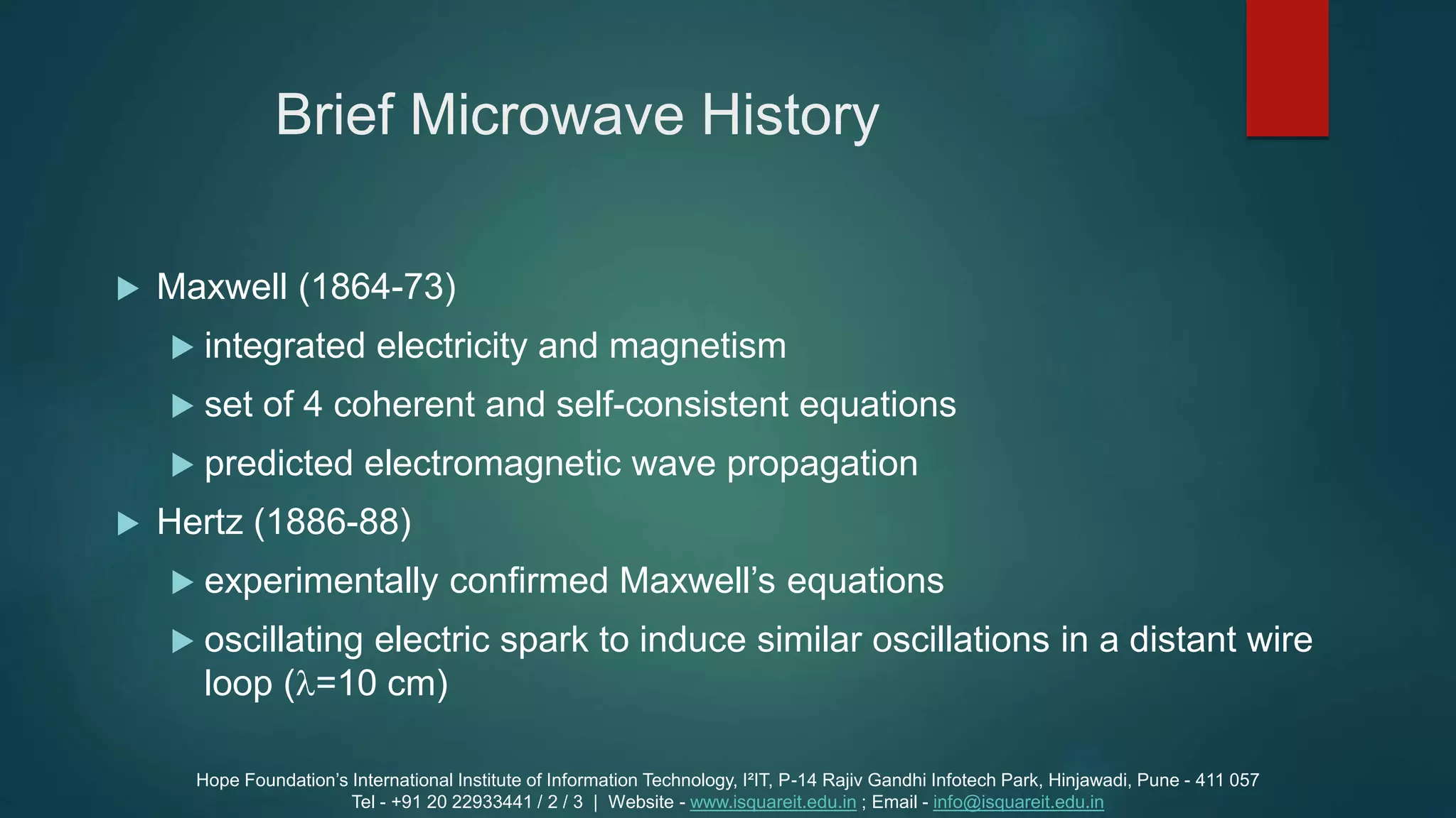 Introduction to Microwave | PPTX