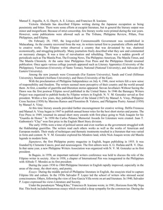 Introduction to Philippine Literature during the Middle Period (Under ...