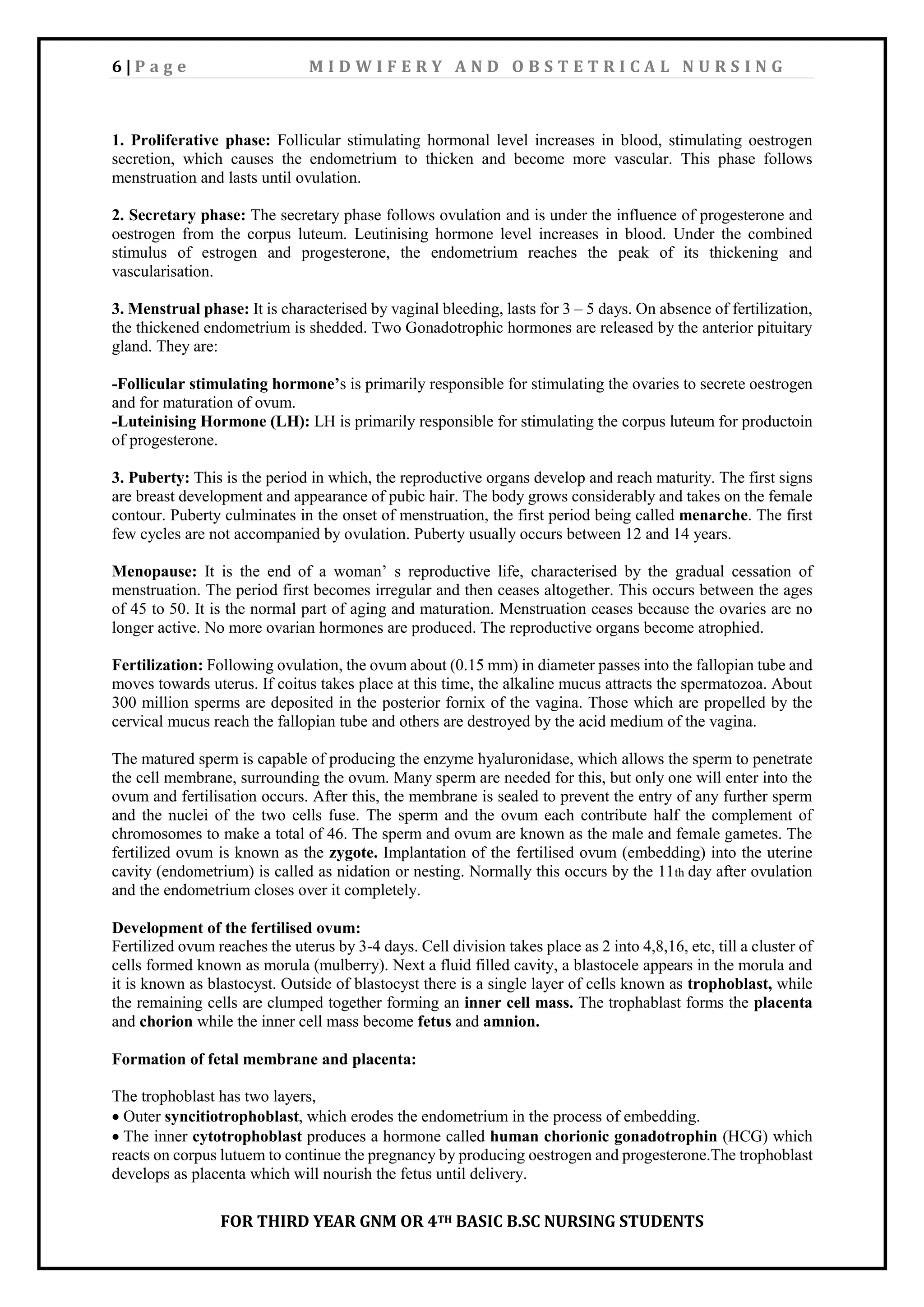 Introduction to midwifery | PDF