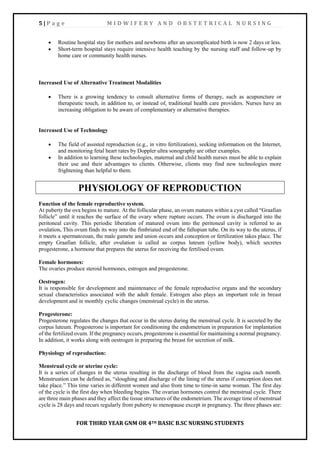 Introduction to midwifery | PDF