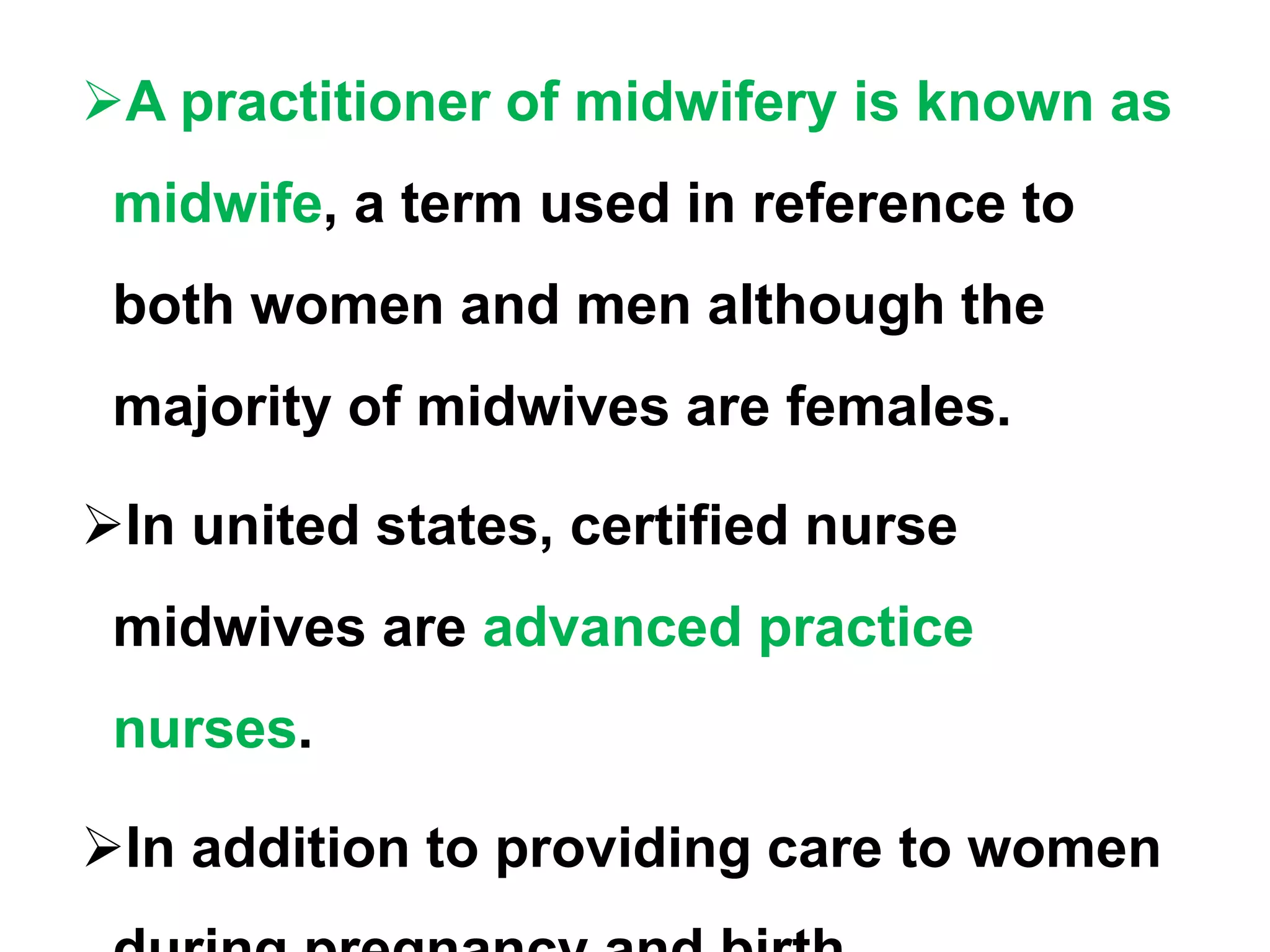 Introduction to midwifery | PPTX