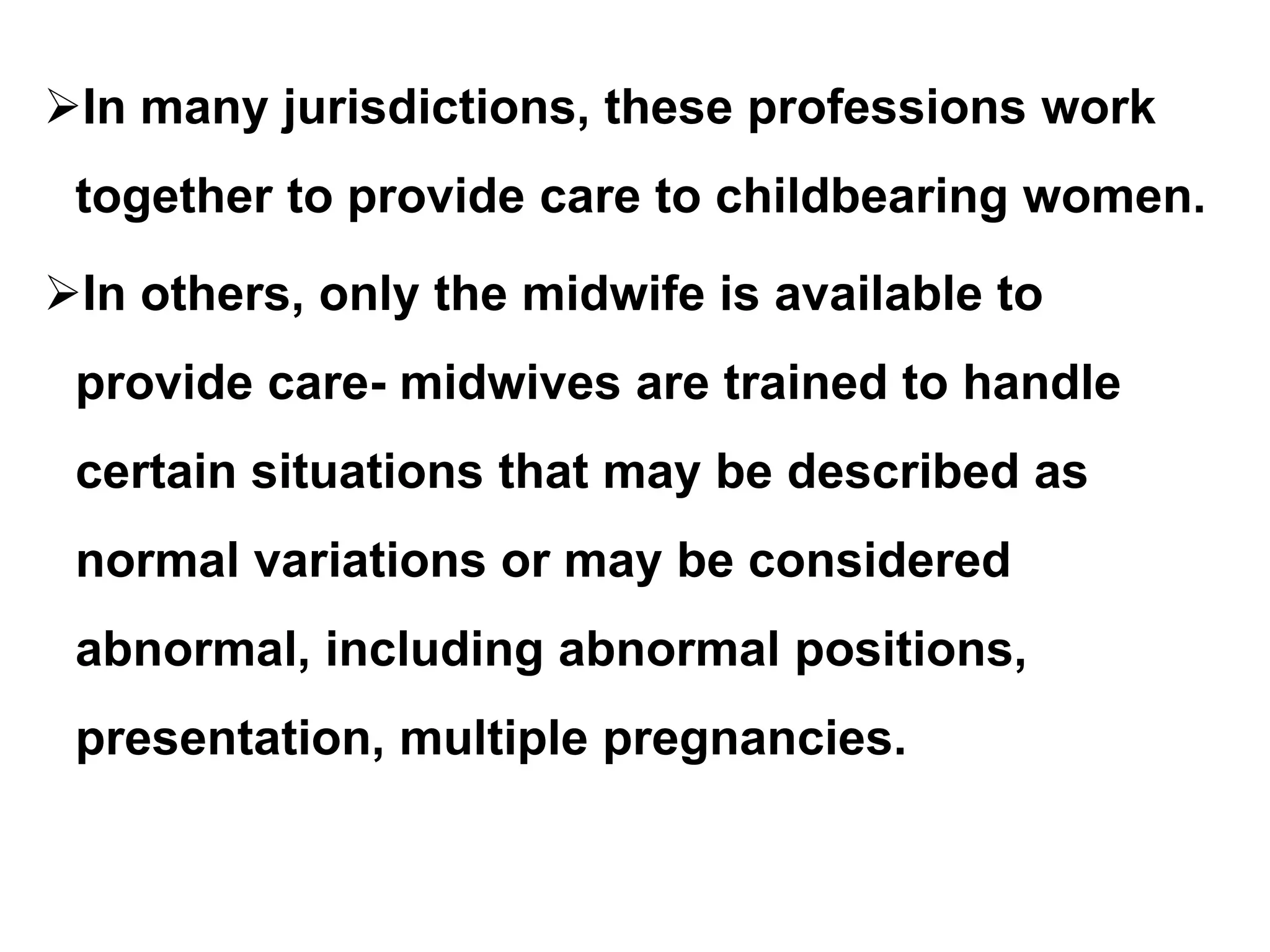 Introduction to midwifery | PPTX