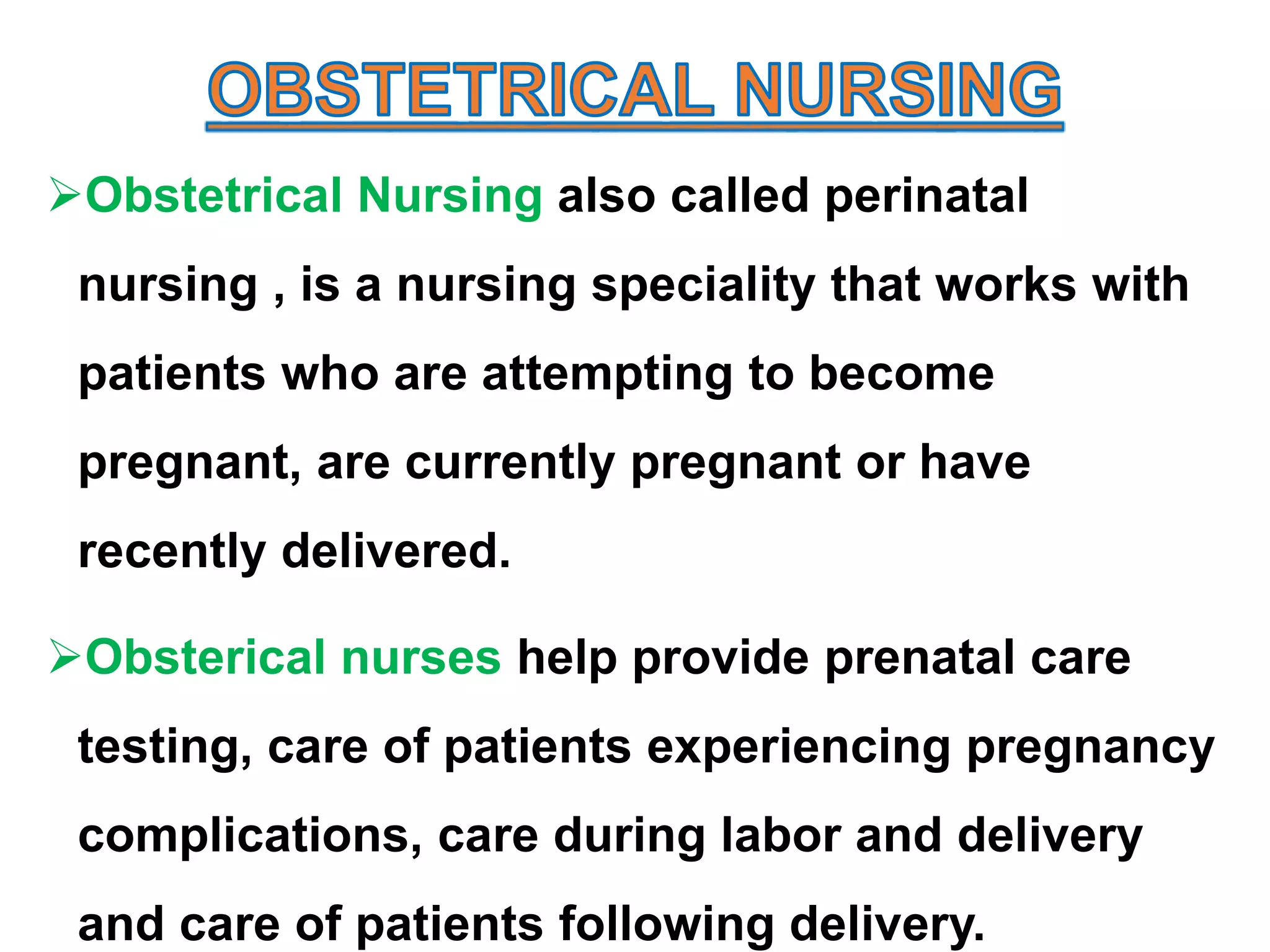Introduction to midwifery | PPTX