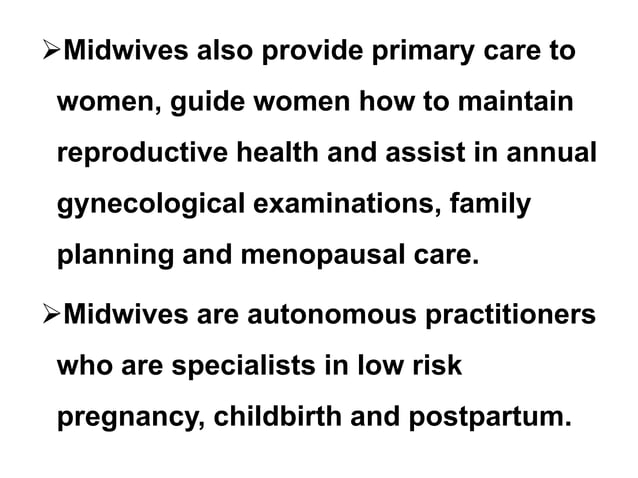 Introduction to midwifery | PPTX