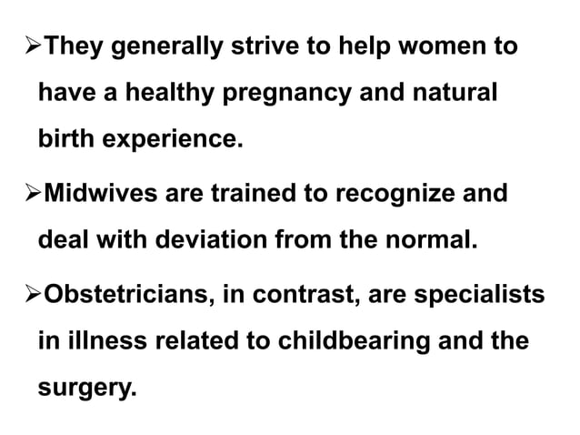 Introduction to midwifery | PPTX