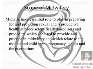 Introduction to midwifery CHAPTER -I | PPTX