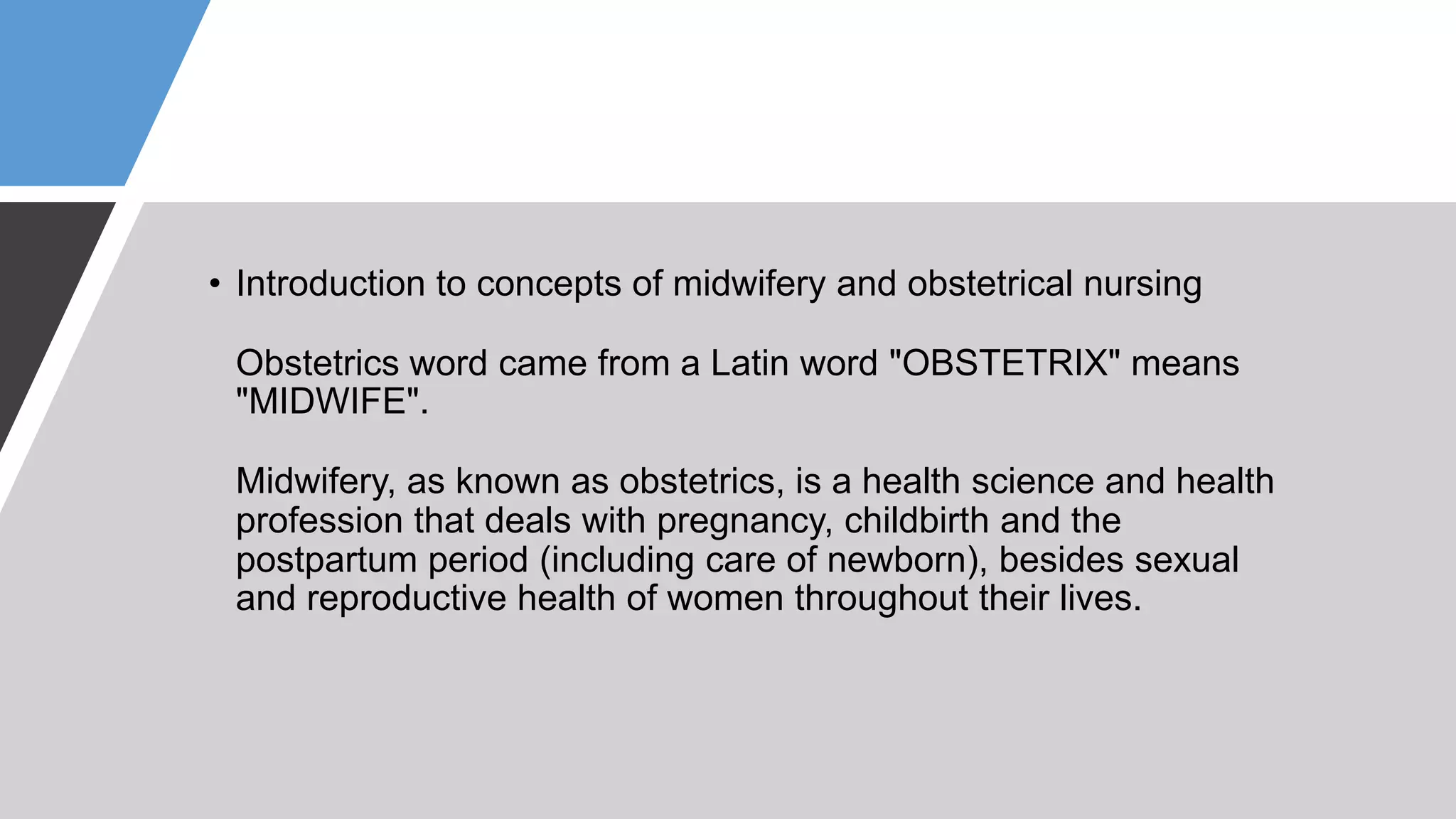 Introduction to Midwifery.pptx
