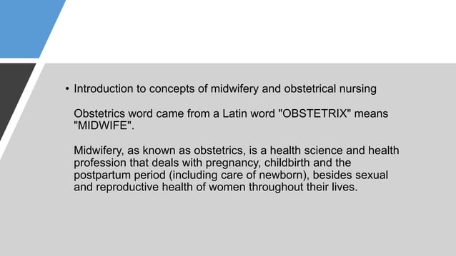 Introduction to Midwifery.pptx