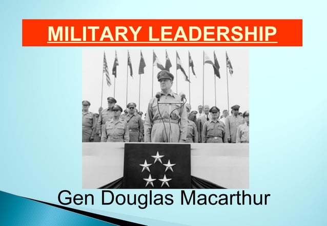 Introduction to military leadership | PPT