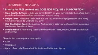 Introduction to mindful diabetes self management | PPTX